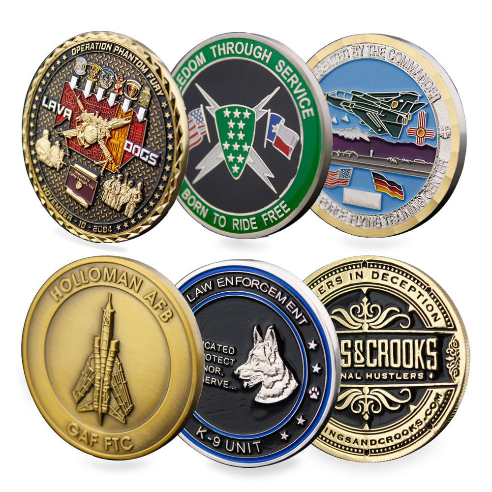 Brass Challenge Coin National Guard Challenge Coin Commemorative Coin ...